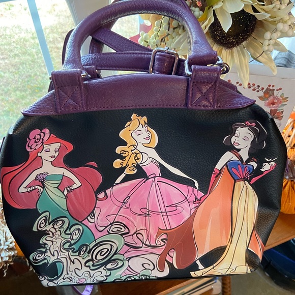 Disney | Bags | Disney Princess Designer Collection Satchel Purse Snow ...